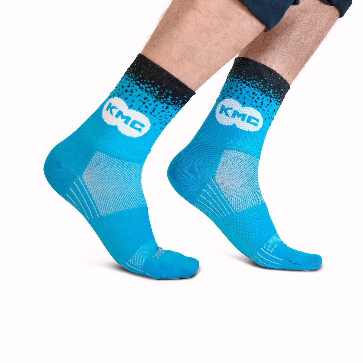 KMC Deep Blue Cycling Socks – KMC Chain